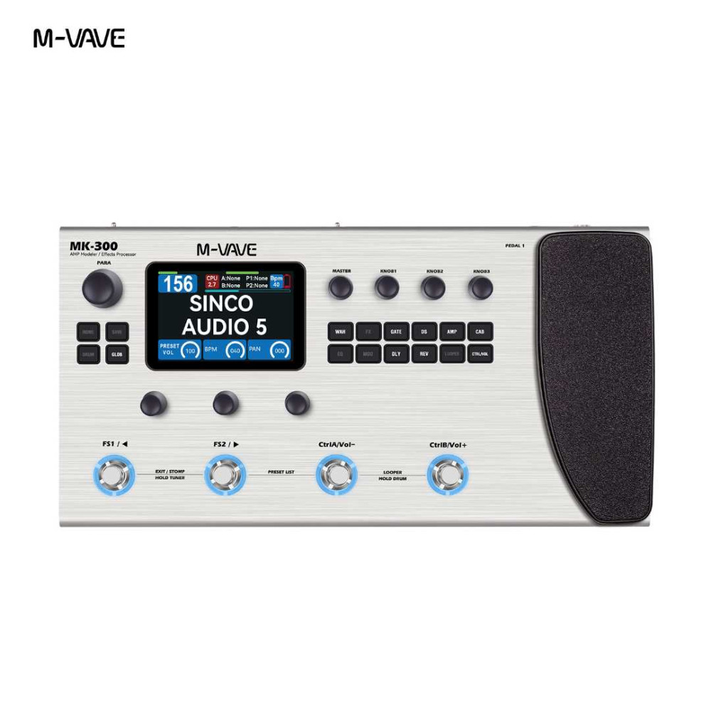 Sale | M-vave MK300 Multi Effects Pedal with Expression Pedal ...