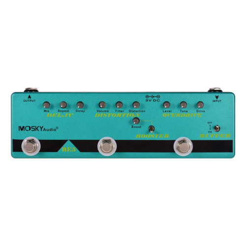 Sale | MOSKY DC5 6-in-1 Guitar Multi-Effects Pedal Delay + Chorus ...
