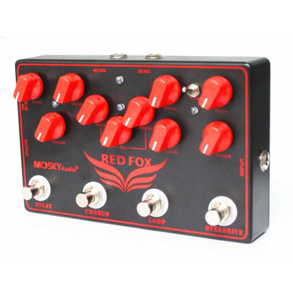Sale | Mosky Red Fox 4 in 1 Guitar Effects pedal | Philippines | New ...