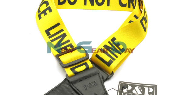Sale | P&P S008-16 Police Line Do Not Cross Guitar Strap | Philippines ...