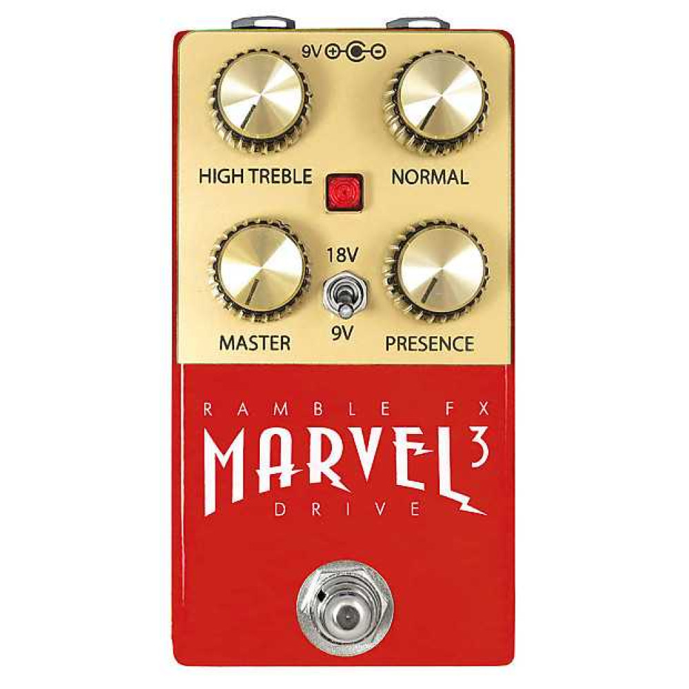 Sale | Ramble FX Marvel Drive V3 Overdrive Effects Pedal - Red ...
