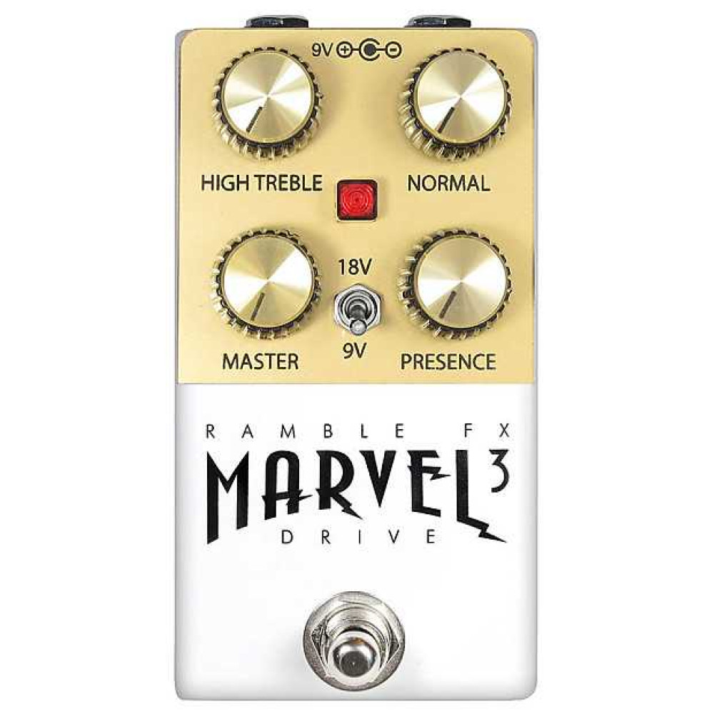Sale | Ramble FX Marvel Drive V3 Overdrive Effects Pedal - White ...