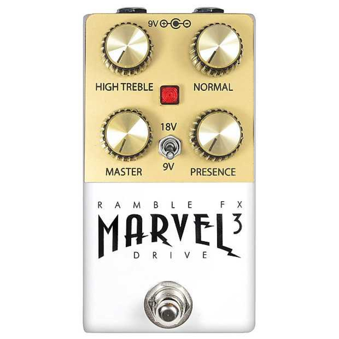 Sale | Ramble FX Marvel Drive V3 Overdrive Effects Pedal - White ...
