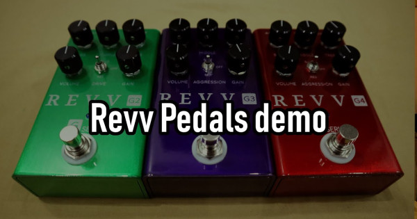 Fidel De Jesus - Revv pedals demo | New Gear Day | Blog | Philippines